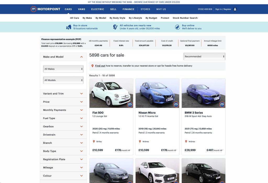 Motorpoint Reviews - Our honest review of motorpoint.co.uk